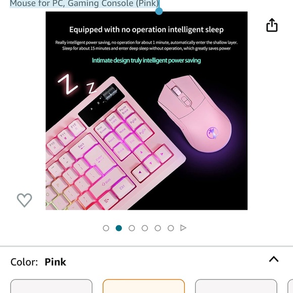 Computers, Laptops & Parts | Nwot Zjfksdyx C87 Wireless Gaming Keyboard ...
